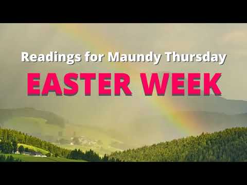 Readings for MAUNDY THURSDAY | The Last Supper