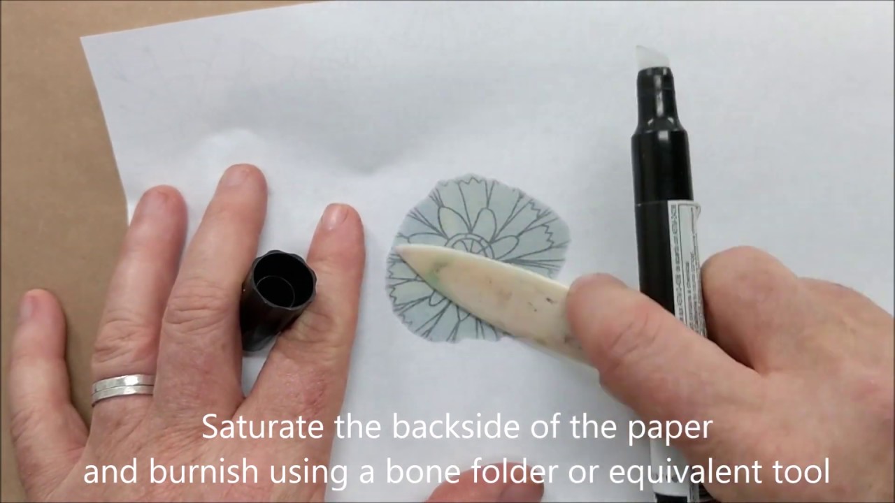 Image Transfer with Chartpak Blender Pen