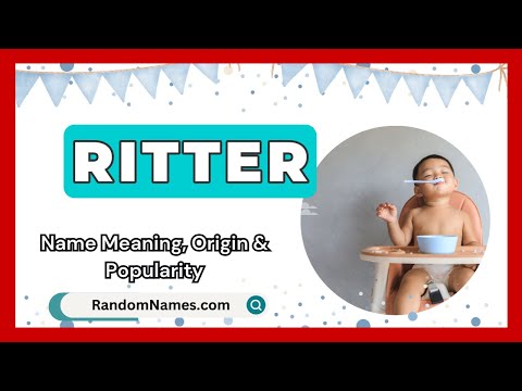 Ritter - Baby Boy Name Meaning, Origin & Popularity - RandomNames.com