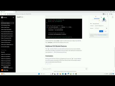 csv full form in python