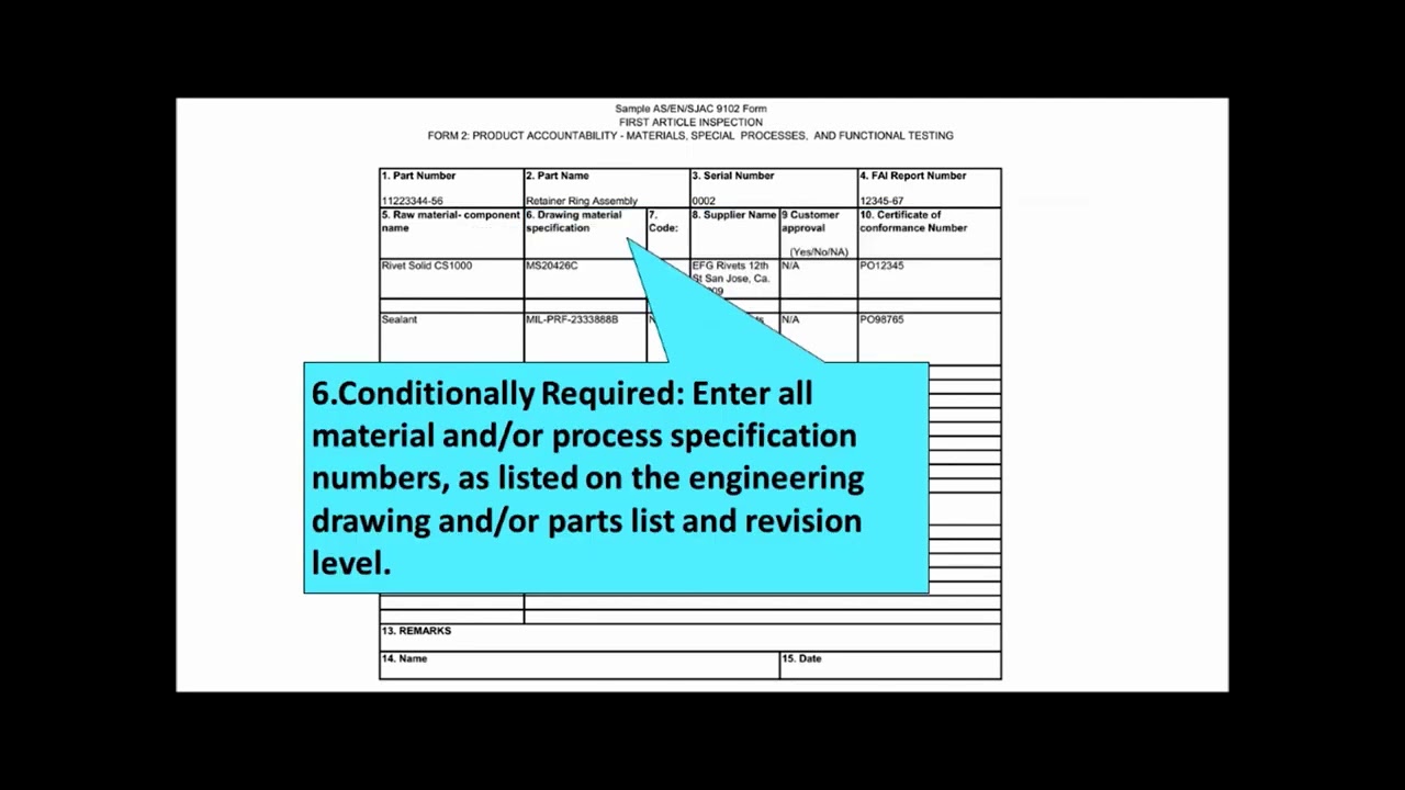 40 First Article Inspection Report Beginners  Guide