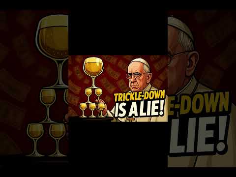 "Pope Francis DESTROYS Trickle-Down Theory!"#popefrancis #TrickleDown #economy #wealthgap