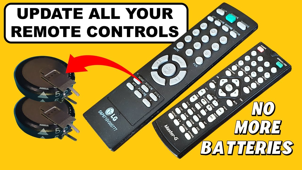 No more Batteries, Update all your Remote Controls.