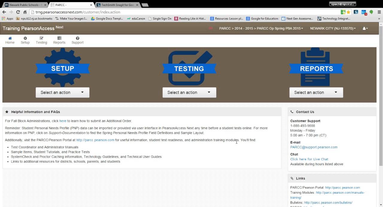 PearsonAccess Next- Test Administrator- Intro
