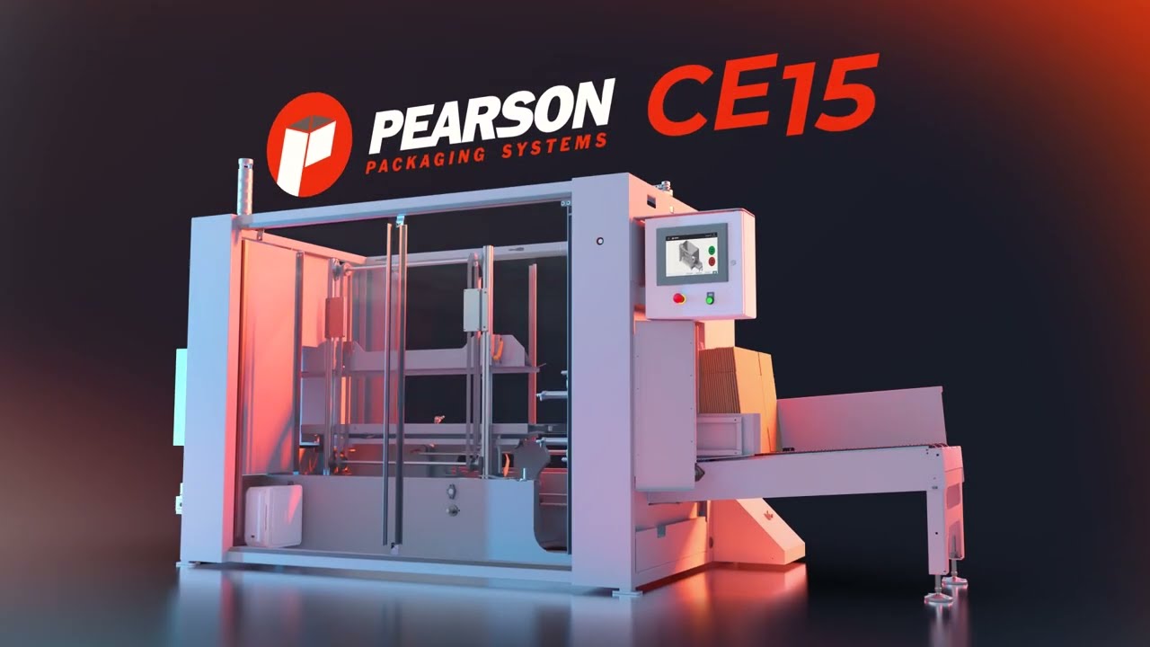 Pearson CE15 Case Erector | Space-Efficient, Reliable Case Forming
