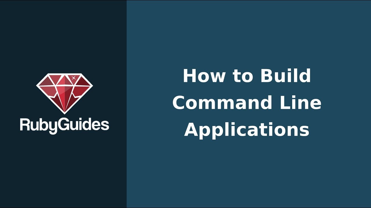 How to Build Your Own Command Line Applications in Ruby
