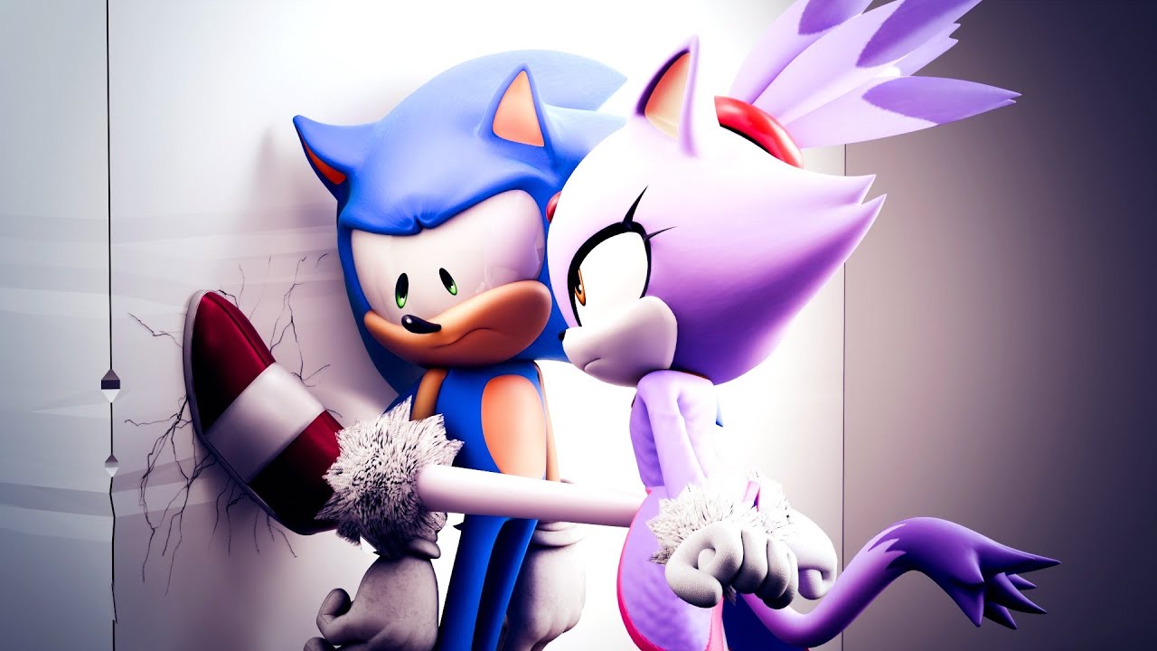 Sonic asks Blaze out.