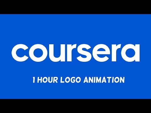 Coursera Intro Logo Animation | 1 Hour Loop