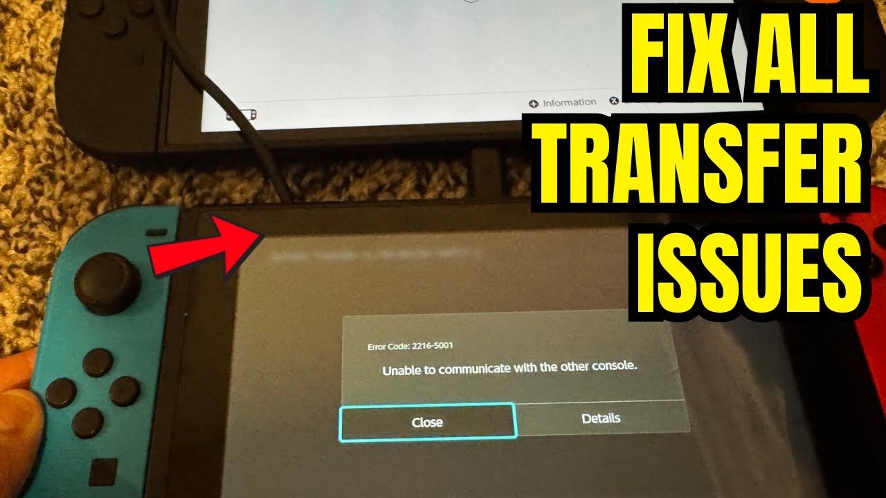 How to Fix ALL Nintendo Switch 2 System Transfer Errors & Not Working Tutorial! (Easy Guide)
