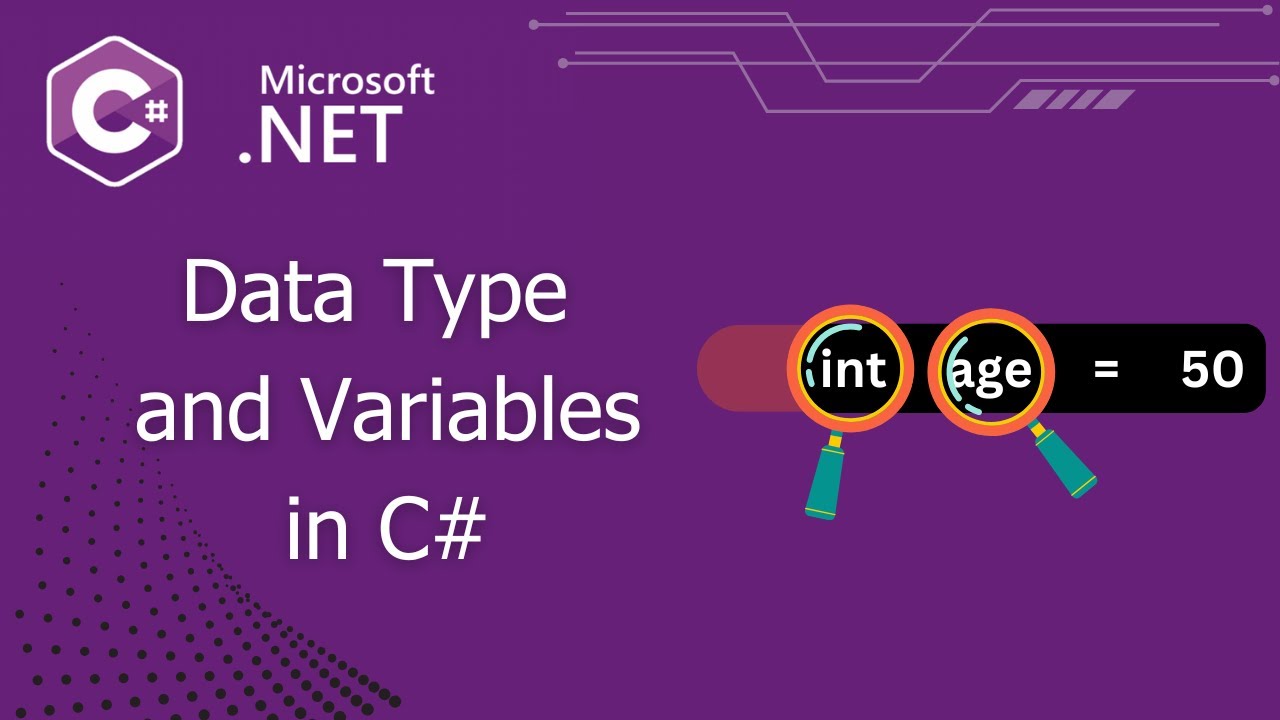 C# Data Types and Variables Explained in detail