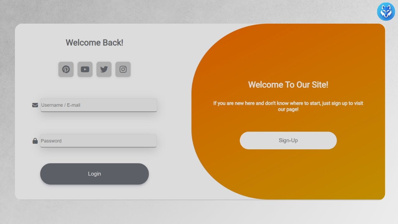 Build an Animated Login Page with HTML, CSS & JavaScript 🚀