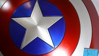 King Arts Captain America Classic Shield Pedestal Version Unboxing