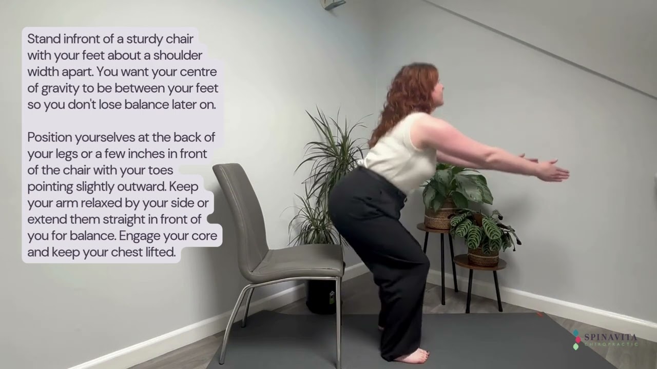 Chair Squats Exercise