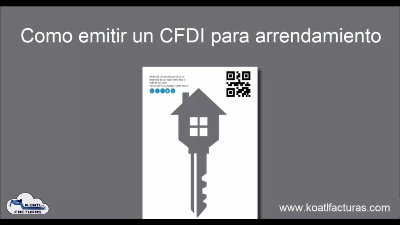 recibo de arrendamiento CFDI