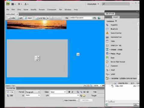 Embedding Audio and Video into Adobe Dreamweaver