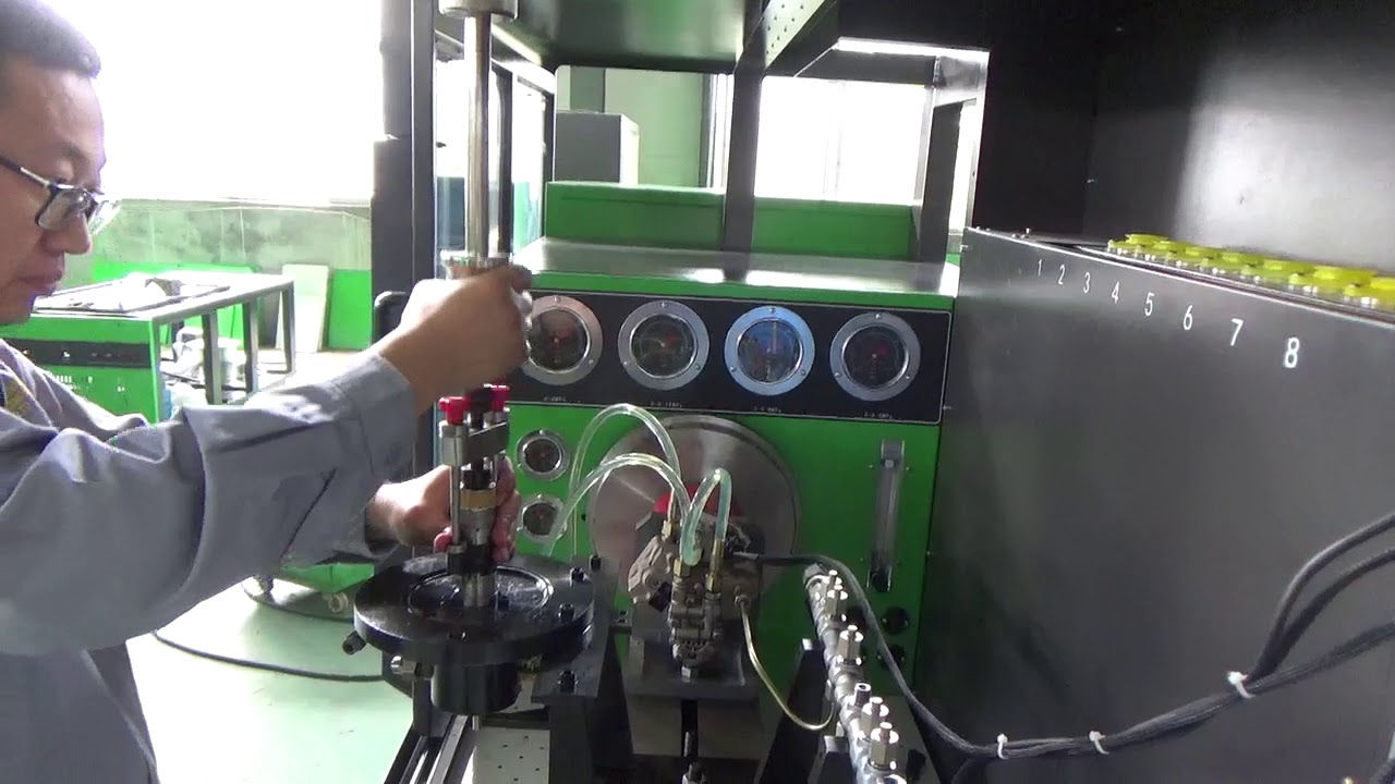 HEUI installation - NTS825 CR825 common rail test bench
