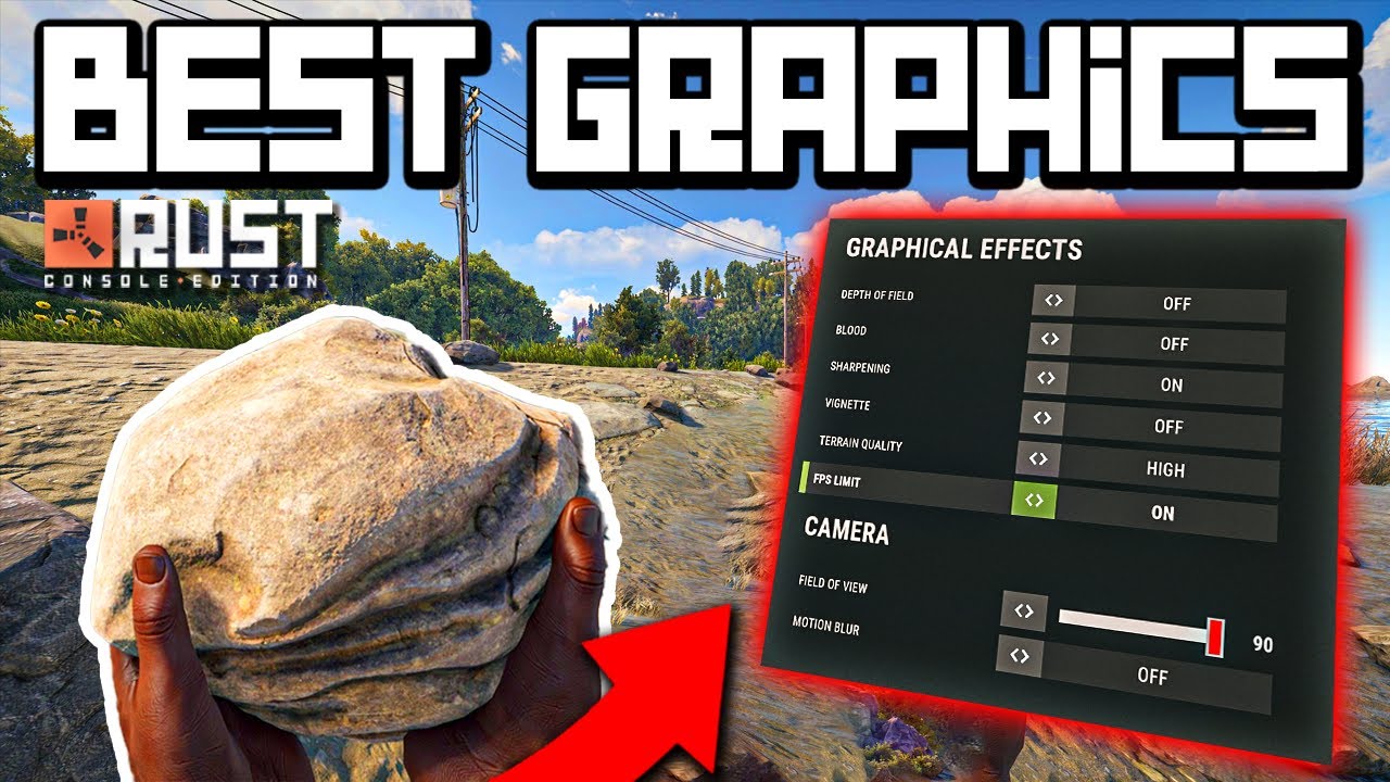 How to play Rust Console on the BEST Graphics - Rust Console Edition
