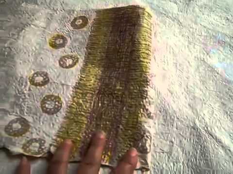 Hawaiian Kapa Dye and Design, Progress and Completion Part 2 mp4