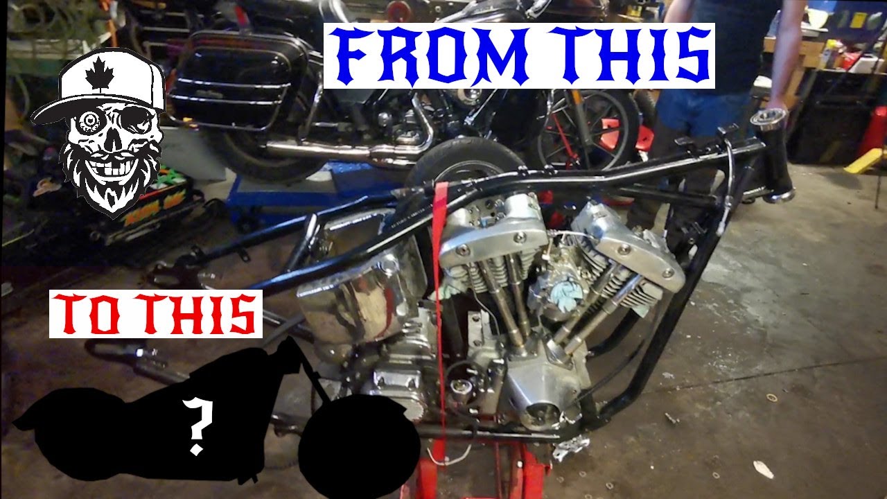 Building a Harley shovelhead bobber/ chopper