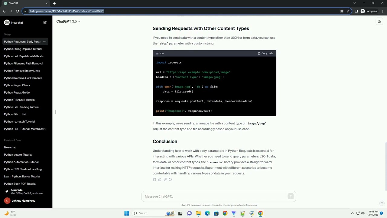 python requests body parameters