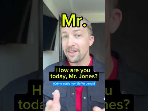 La palabra “señor” en inglés: ¿Sabes cómo decirla?