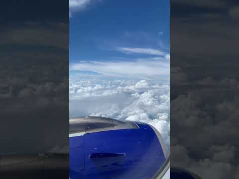 [4K] Indigo Airlines 6E-874 amazing view from flight cabin Bengaluru to Durgapur overlapping clouds
