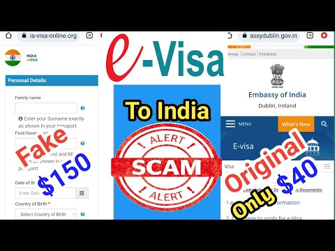 #ScamAlert #How to Apply Indian e-Visa Online