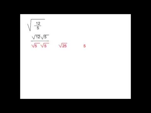 Square Roots with Fractions