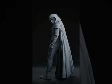 Oscar Isaac trying out the Moon Knight costumes behind-the-scenes 🌙#oscarisaac #marvel #costumes