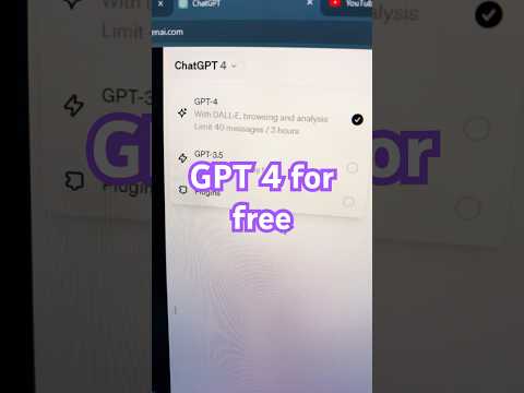 Do not pay for ChatGPT 4 | ChatGPT 4 for free #chatgpt #free