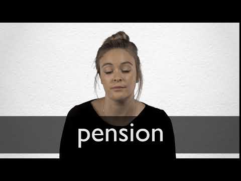 PENSION definition in American English | Collins English Dictionary