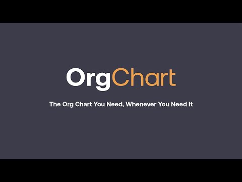 OrgChart — Short Demo Video