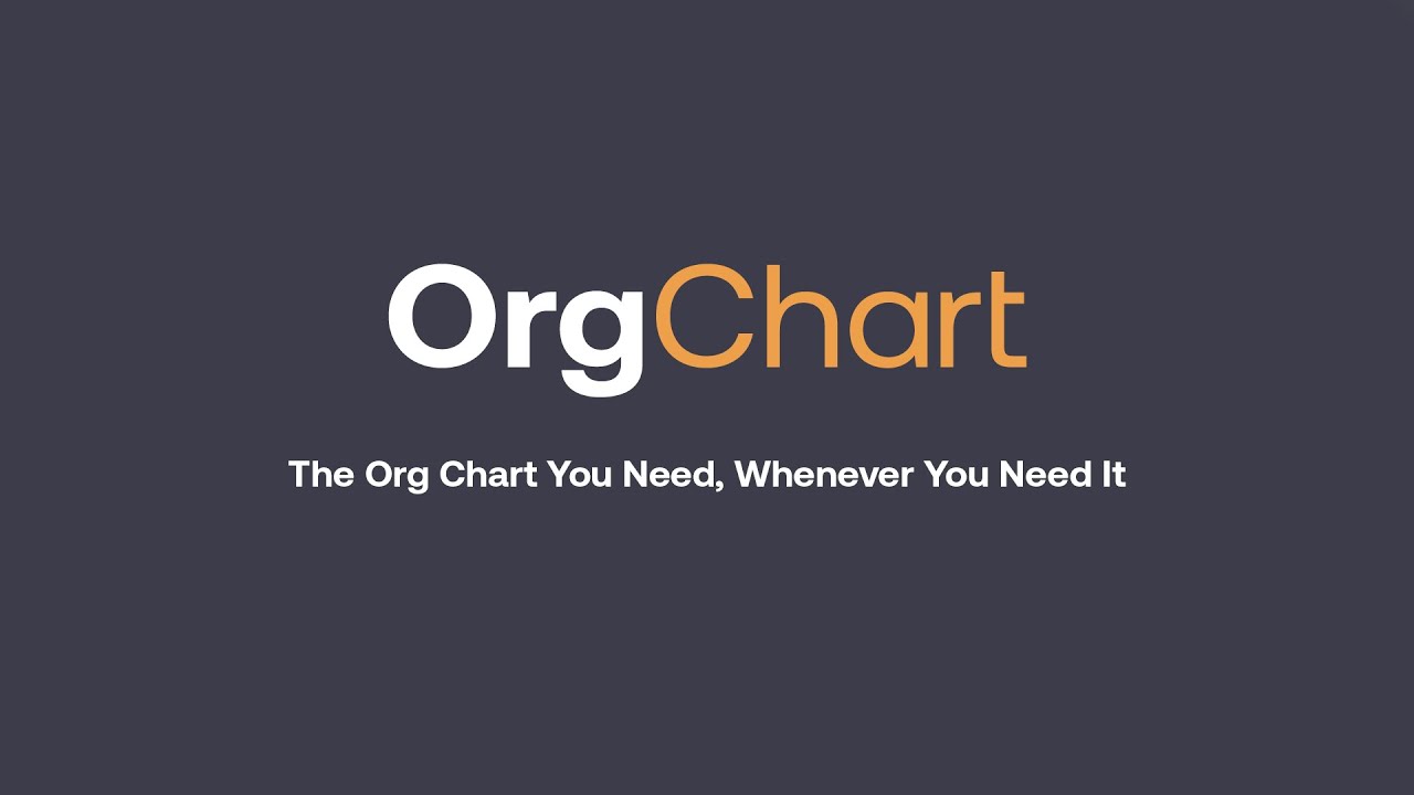OrgChart — Short Demo Video