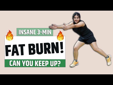3-Min High Energy Belly Fat Workout 🔥 All Standing, No Equipment | Burn Belly Fat Fast | Deevy Fit