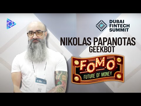 Nick Papanotas, CEO of Geekbot | Dubai FinTech Summit 2025