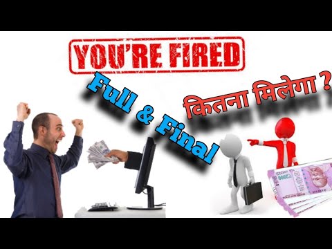 Full and Final Calculation ! Full & Final Settlement in 2024