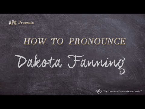 How to Pronounce Dakota Fanning (Real Life Examples!)
