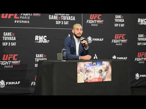 UFC Paris: Charles Jourdain Media Scrum