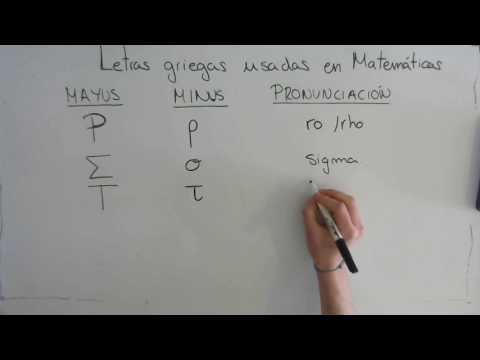 Letras Griegas que se usan en Matemáticas Parte 5 - Curiosidades Matemáticas