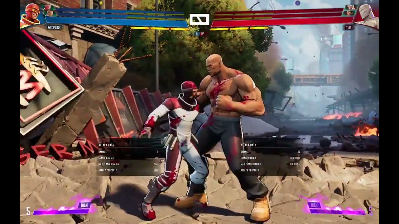 Invincible Vs Rex Splode Combo, 3 bars.