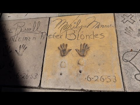 Famous Handprints of HOLLYWOOD GRAUMAN'S Chinese Theater!