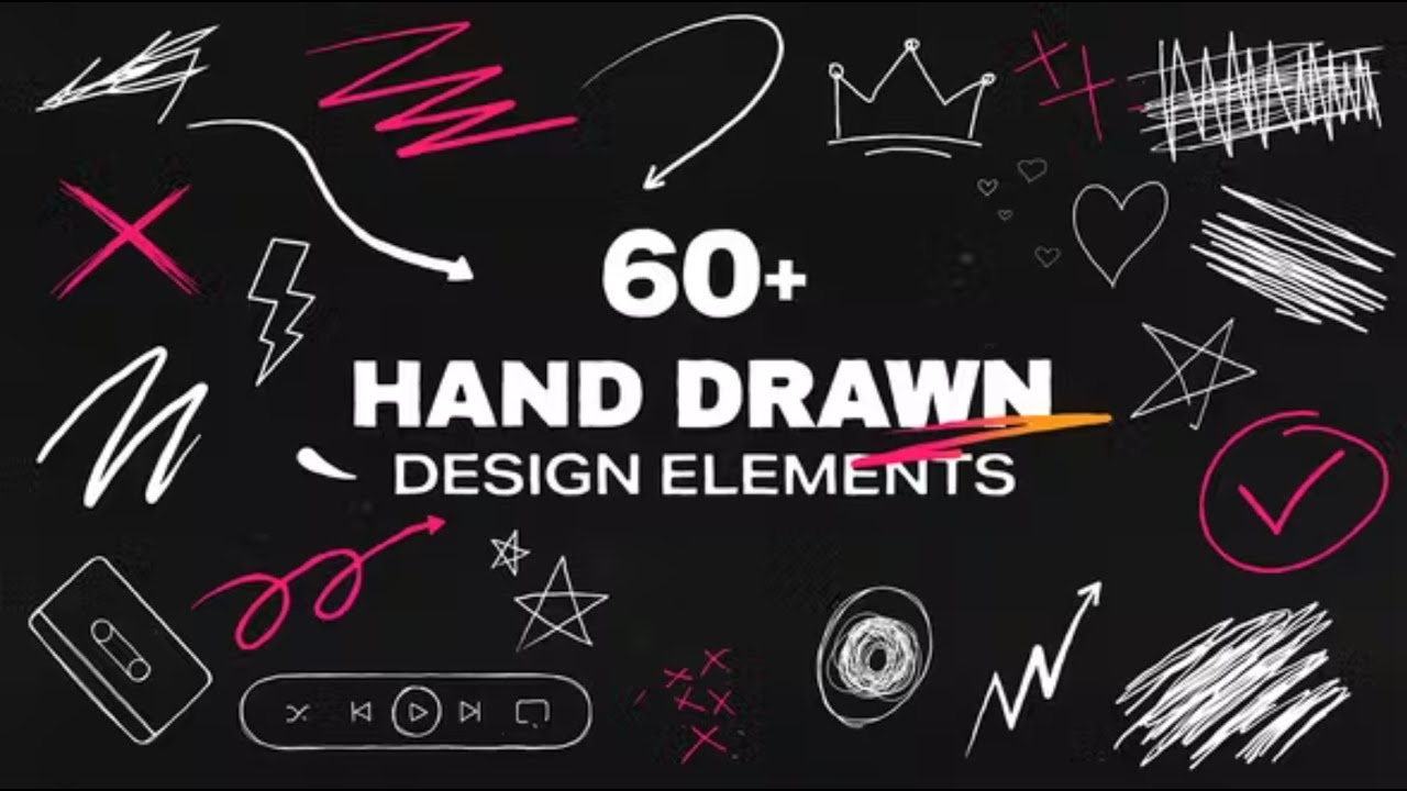 Hand Drawn Doodle Animation Pack - After Effects Templates