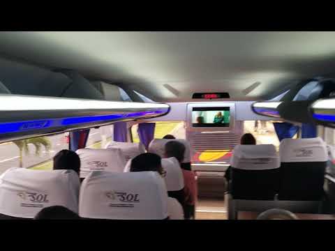 Linea BRILLANTE de TRANSPORTE DEL SOL Nuevos buses Guatemala - El Salvador