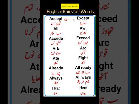 English Fairs In f with Urdu Meaning #english #englishvacabulary #englishurdudictionary