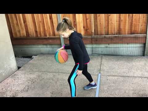 Dribbling Between Legs, Basketball Basics for Kids, How to Dribble Between Your Legs Trick