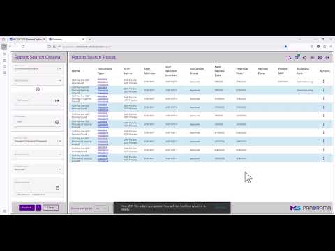 New Panorama Feature: Download Result Lists as a Zip File