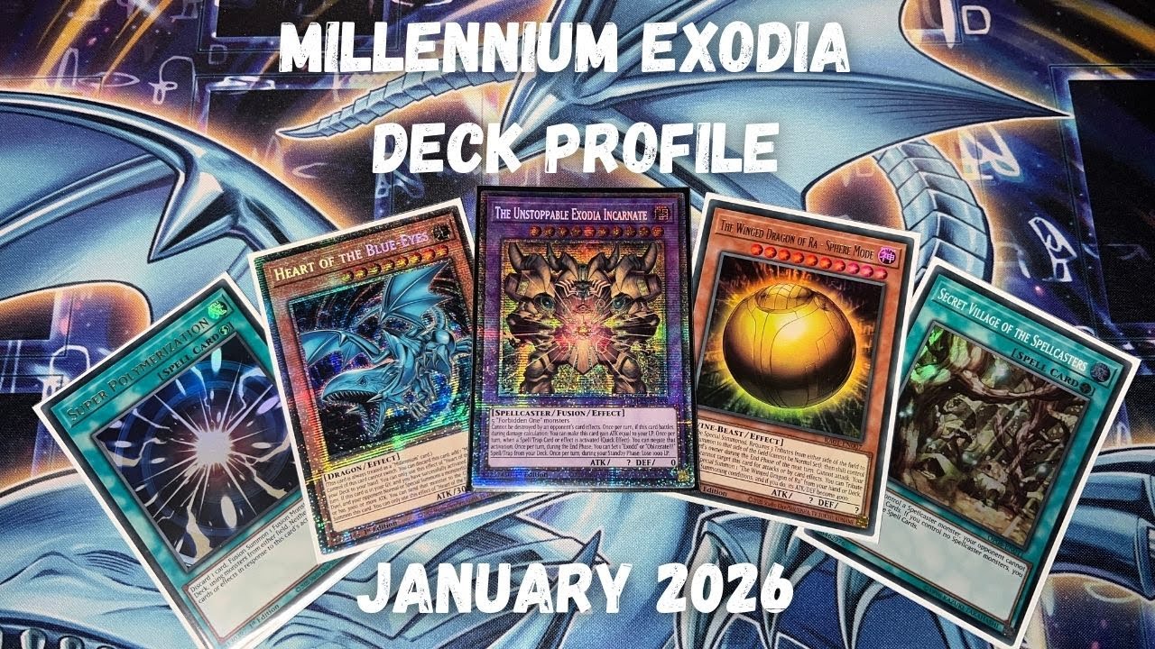 Millennium Exodia Deck Profile - YuGiOh! TCG - January 2026
