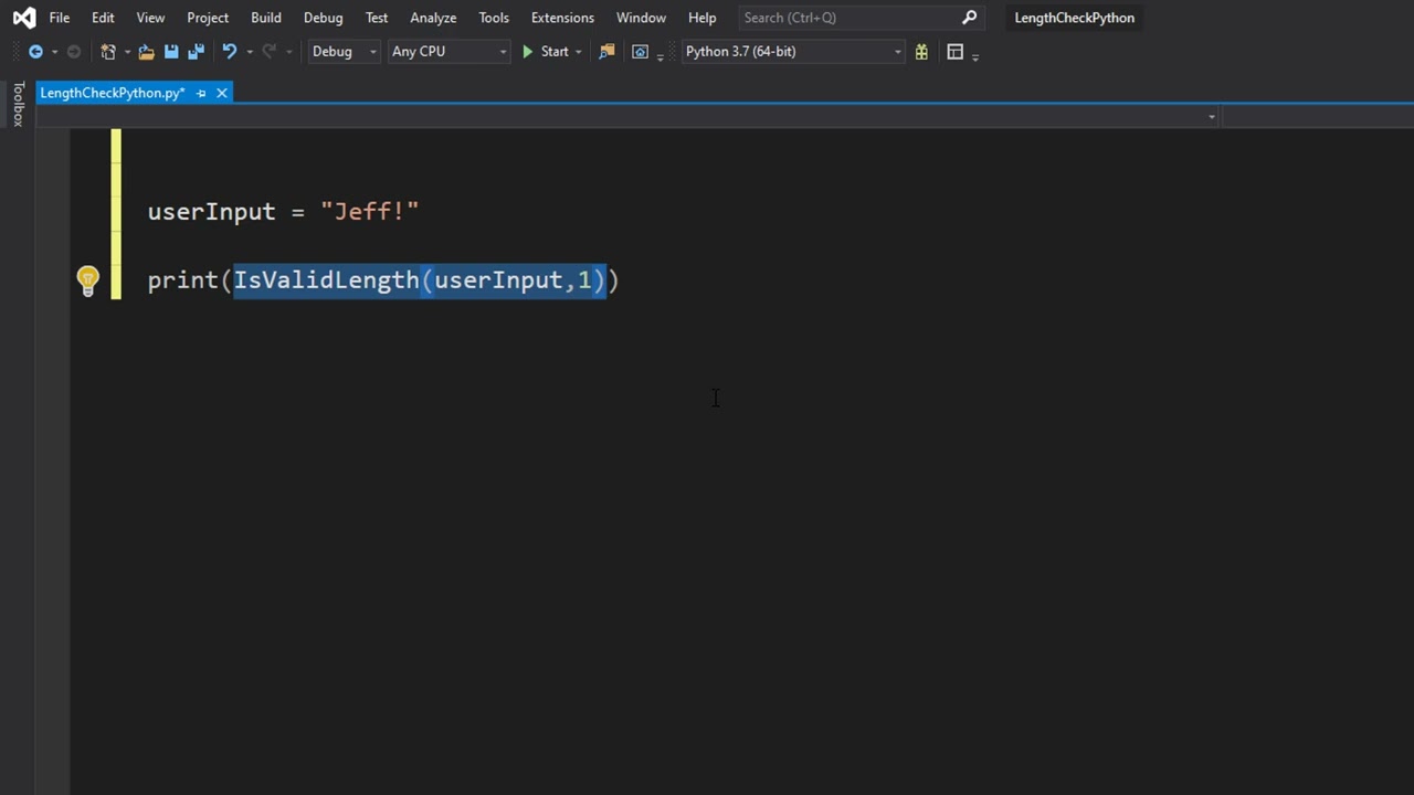 Python Validation: Length Check Tutorial (Part 1)