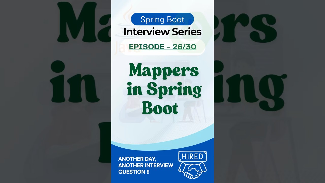 MapStruct in Spring Boot 🚀 DTO Mapping Explained #shorts