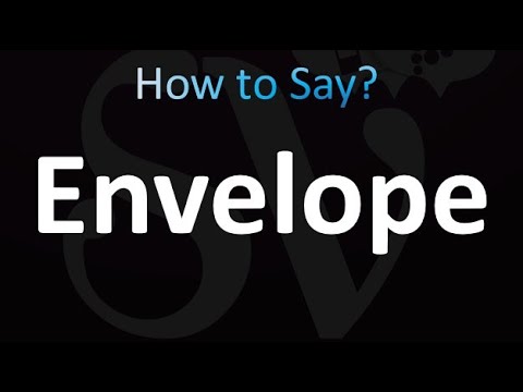How to Pronounce Envelope (correctly!)